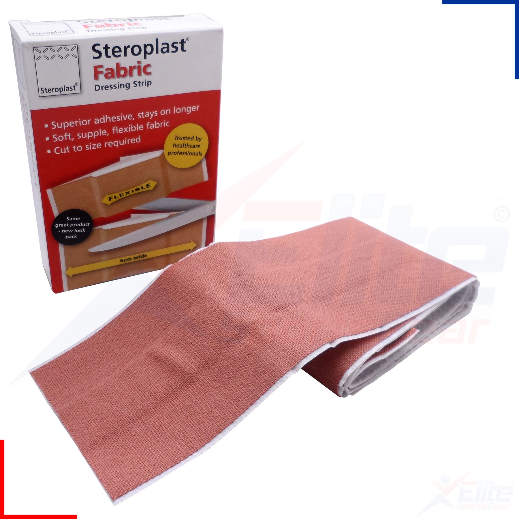 Steroplast Premium Fabric 6cm Roll of Plasters Medical Grade Dressing ...