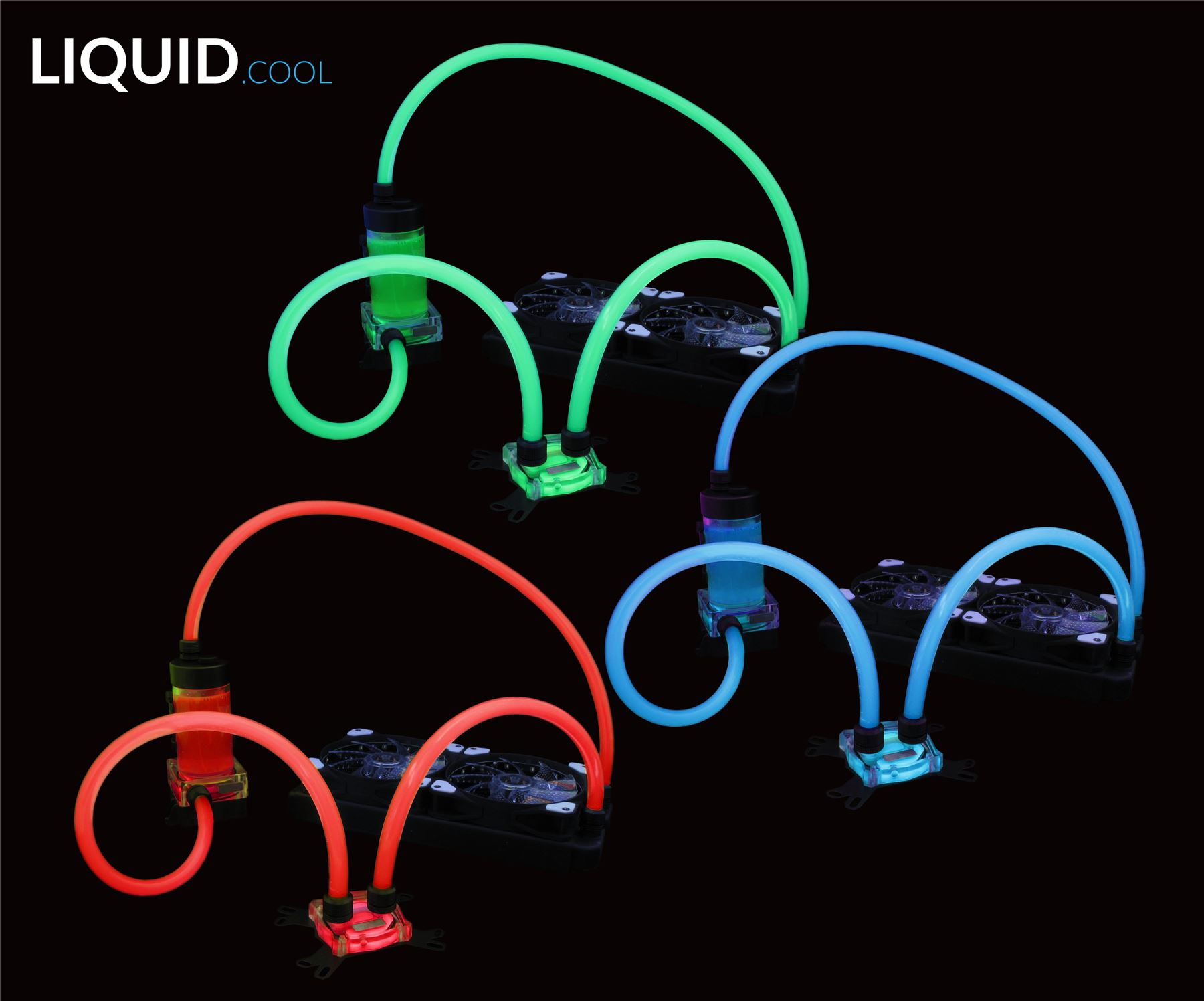 Liquid.cool Vortex One Advanced DIY 240mm Water Cooling Kit - Retail ...