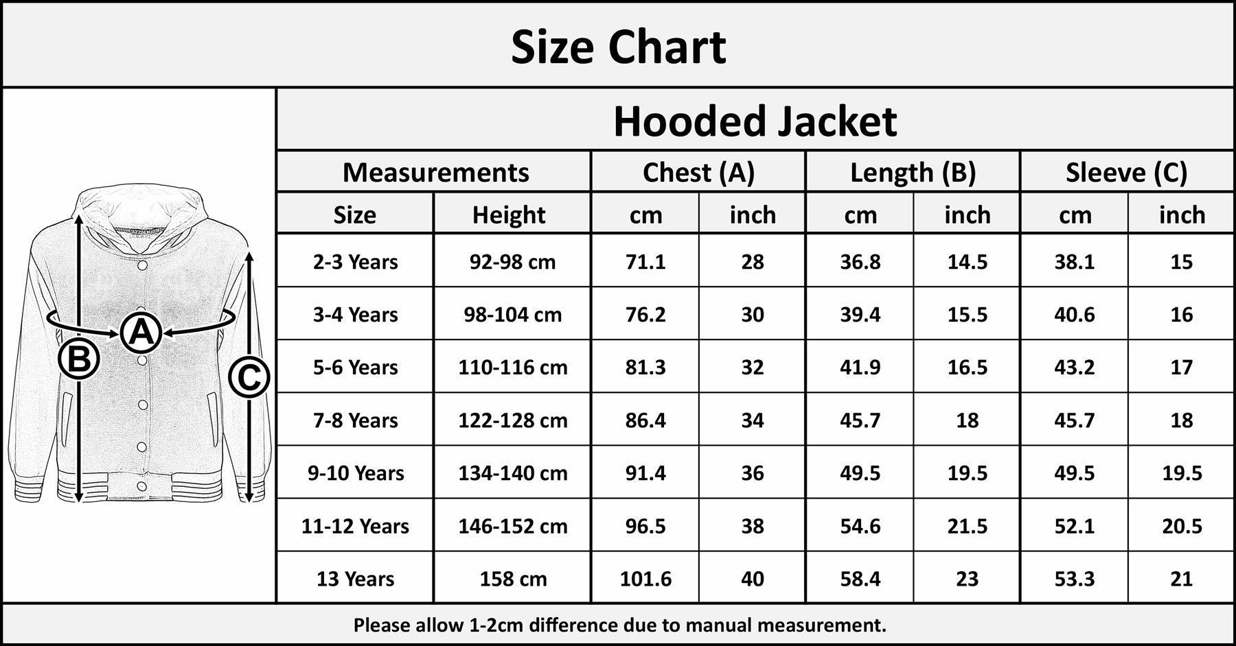 Kids Unisex B.B Hooded R Fashion FOX Jacket Long Sleeve Baseball Coat ...