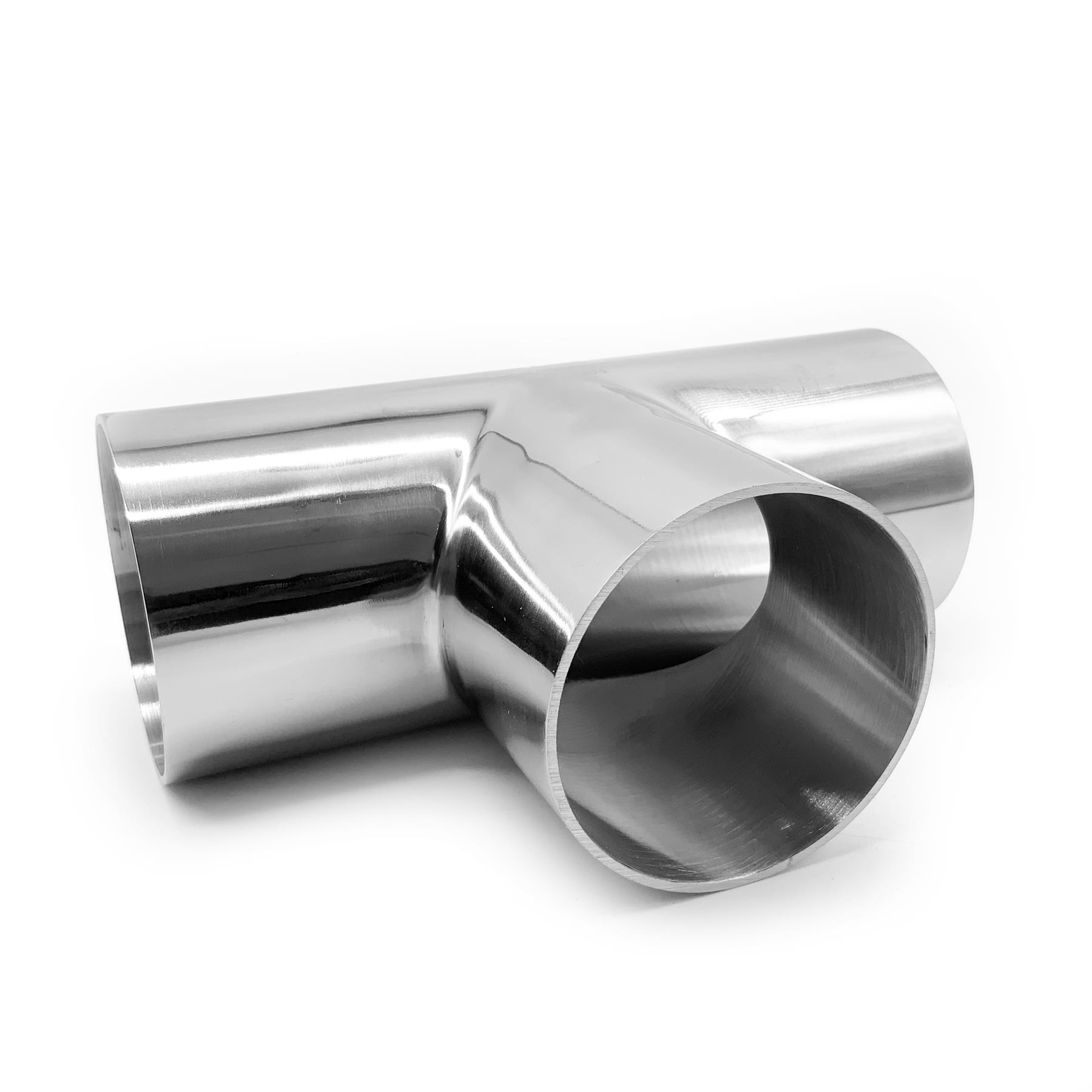 Equal Tee T Piece Y Pipe 2" - 3" 51mm - 76mm Exhaust Bend 304 Stainless ...