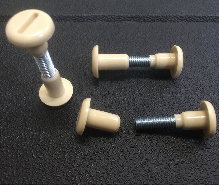 Connecting Jointing Screws Joining Kitchen Cupboard Wardrobe Beige QTY ...