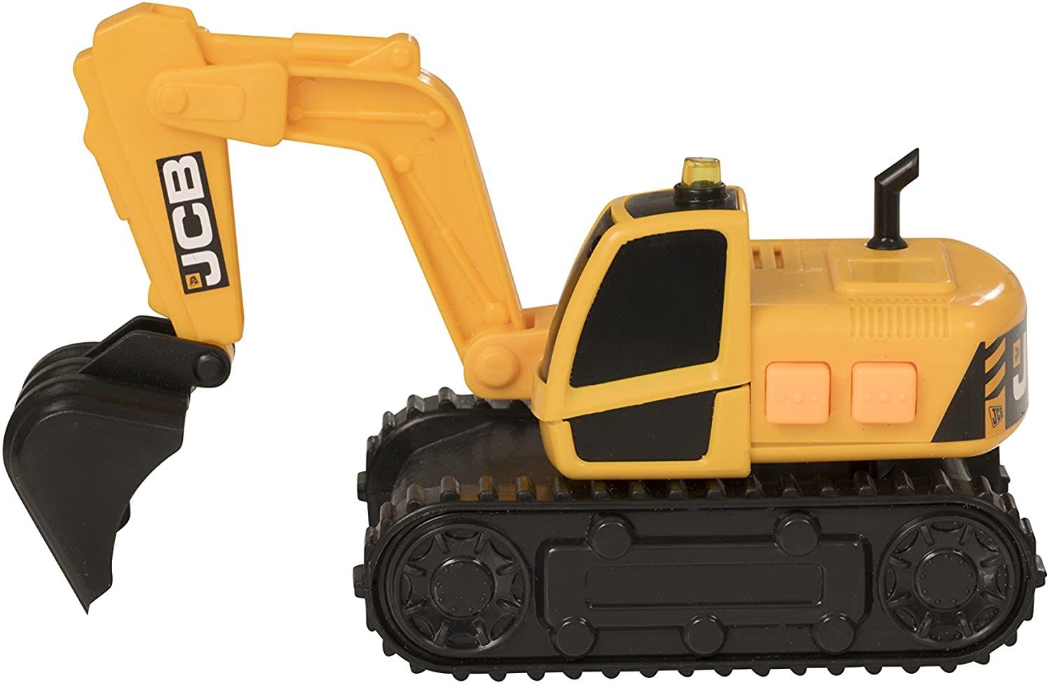 JCB Excavator Digger Construction Toy Vehicle / Truck with Light and ...