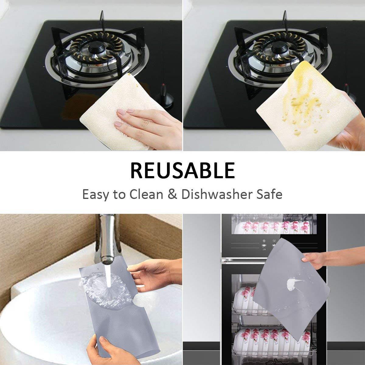 Reusable Gas Range Stove Hob Protector Liner Non Stick Gas Cooker Cover New Ebay