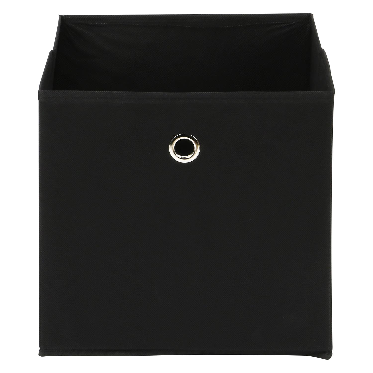 4 x Foldable Square Canvas Storage Collapsible Folding Box Fabric Cubes ...