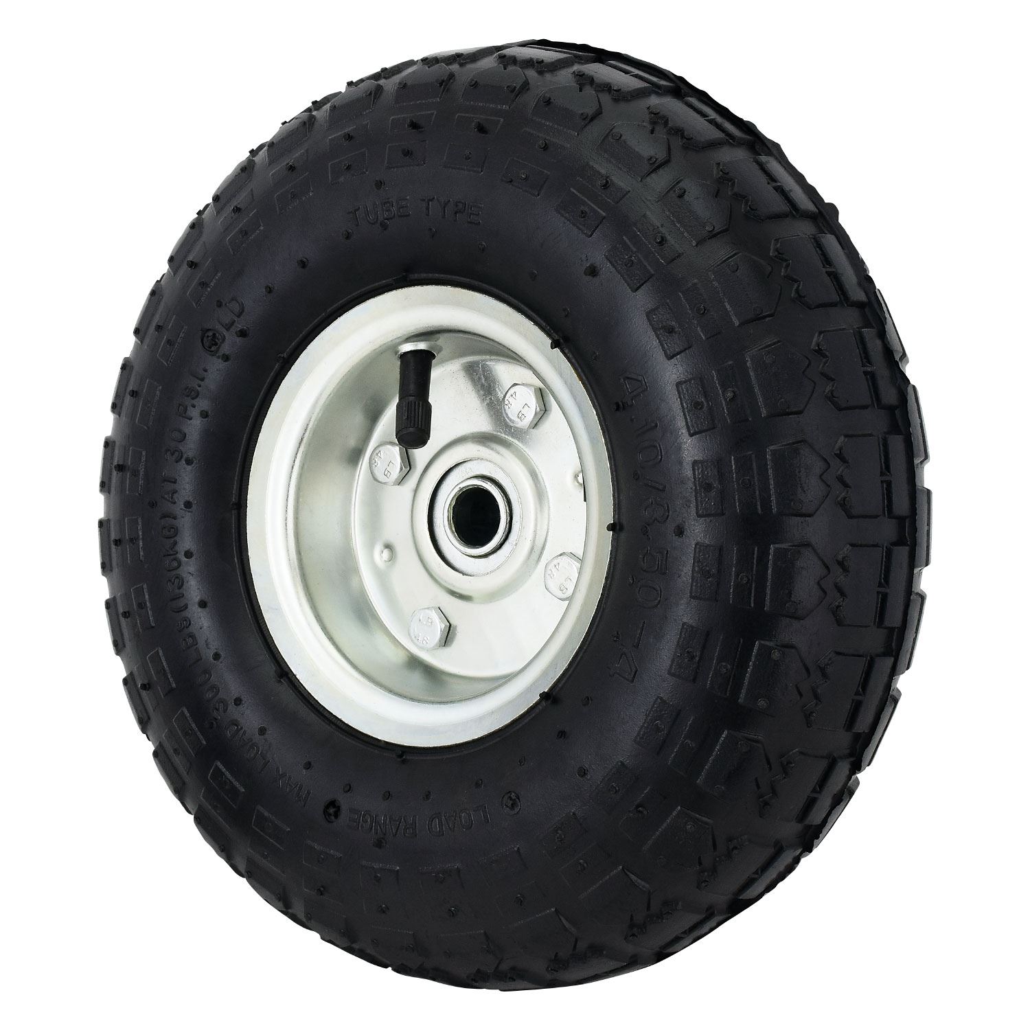 10" PNEUMATIC SACK TRUCK WHEELBARROW TYRES TROLLEY WHEEL CART TYRE ...