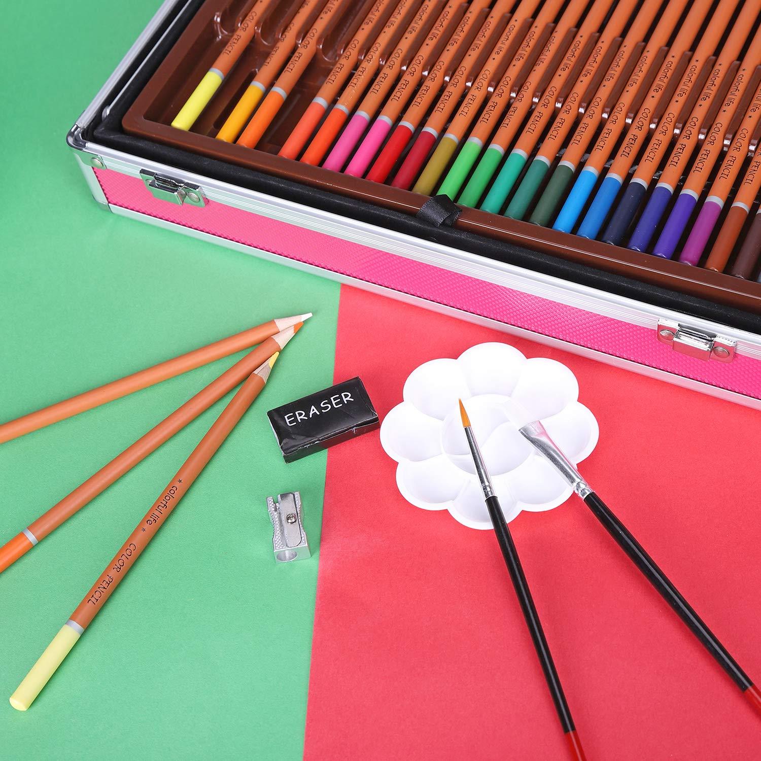 Childrens/Adults Professional Artists Art Sets Creative Studio ...