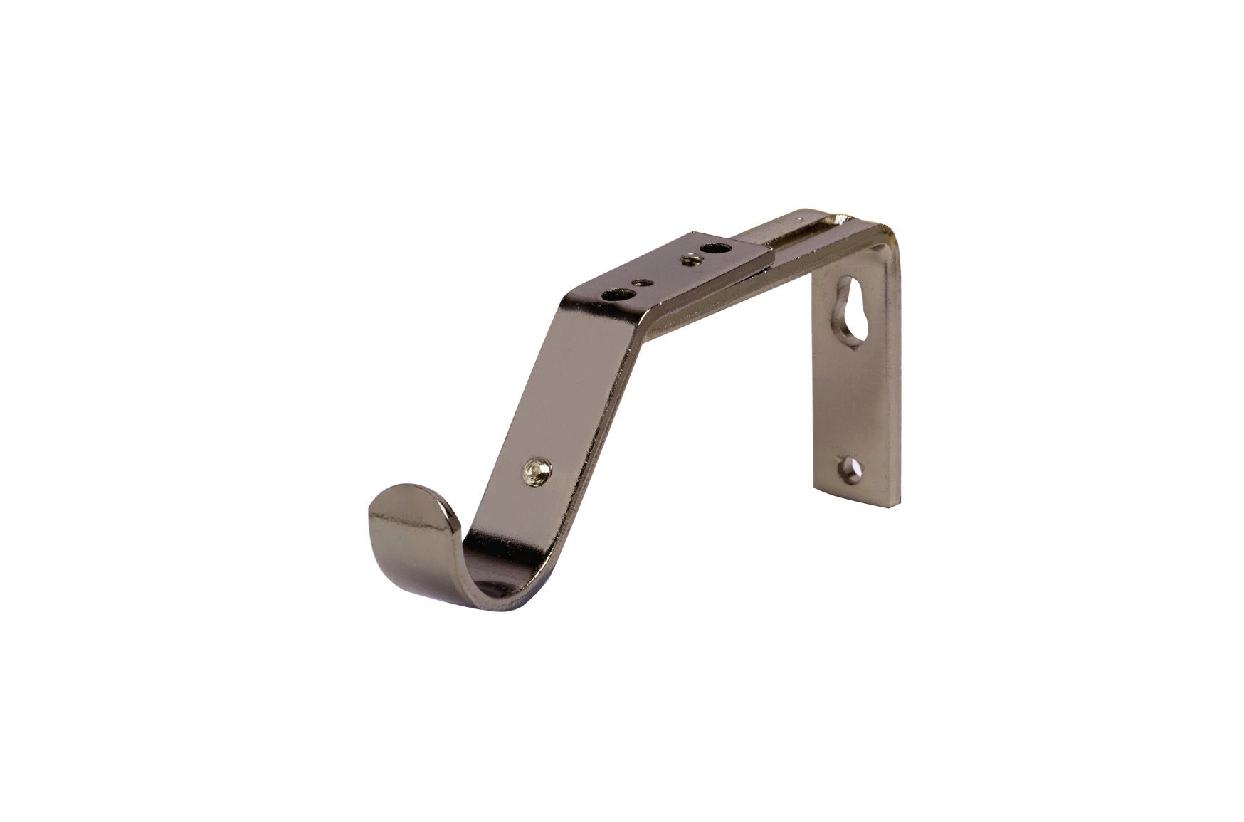 Curtain Adjustable Passing Wall Support Bracket Mount Holder Bay Window ...