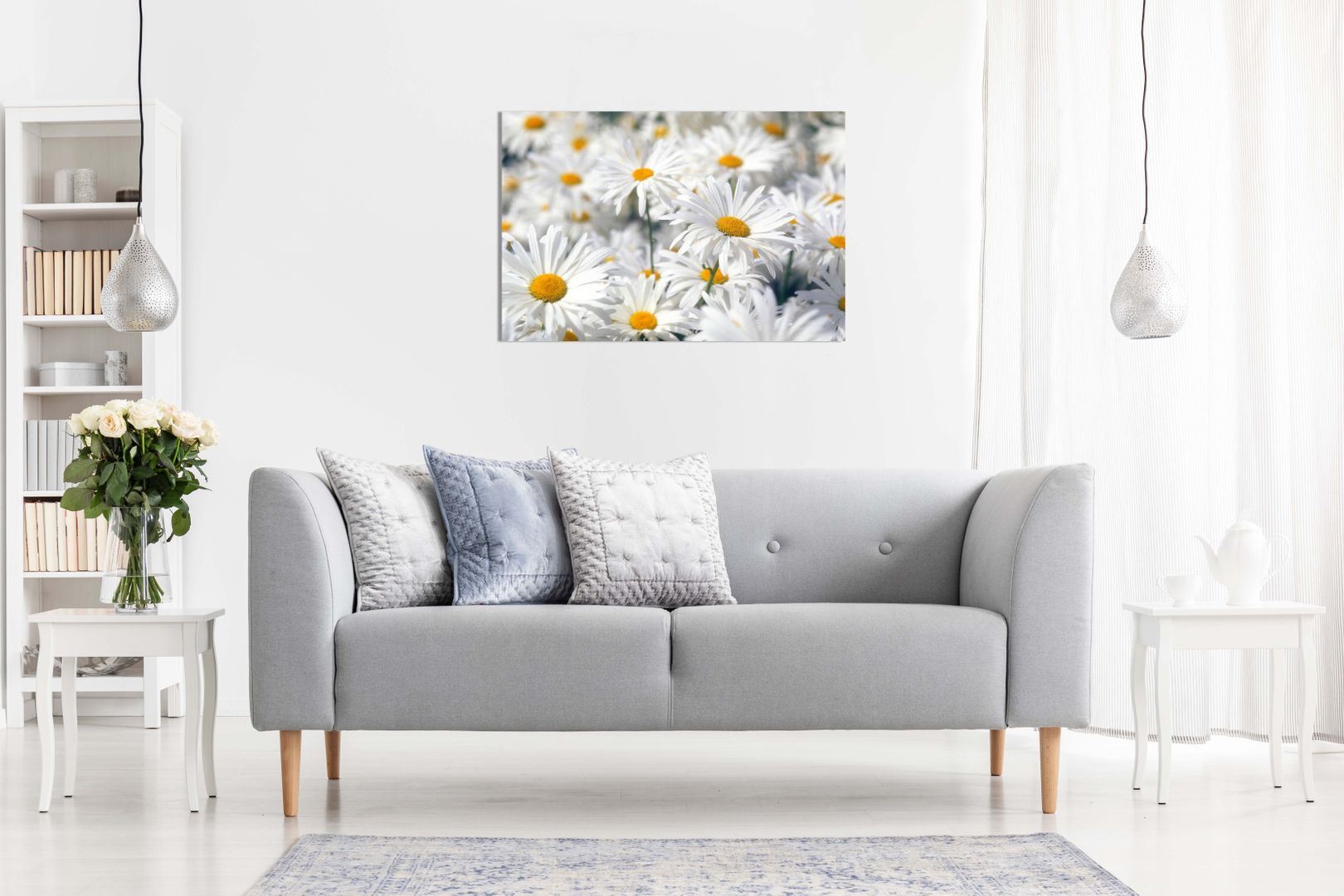 Daisys Daisy Canvas Wall Art Picture Print | eBay