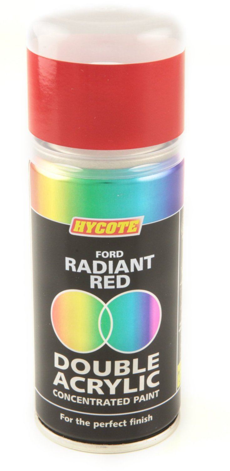 Hycote Ford Radiant Red Double Acrylic Spray Paint 150Ml Aerosols | eBay