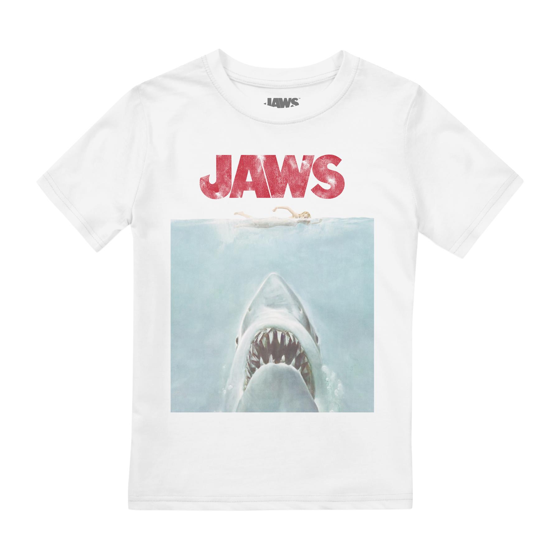 Jaws Boys T-shirt Movie Poster Top Tee 7-13 Years Official | eBay UK