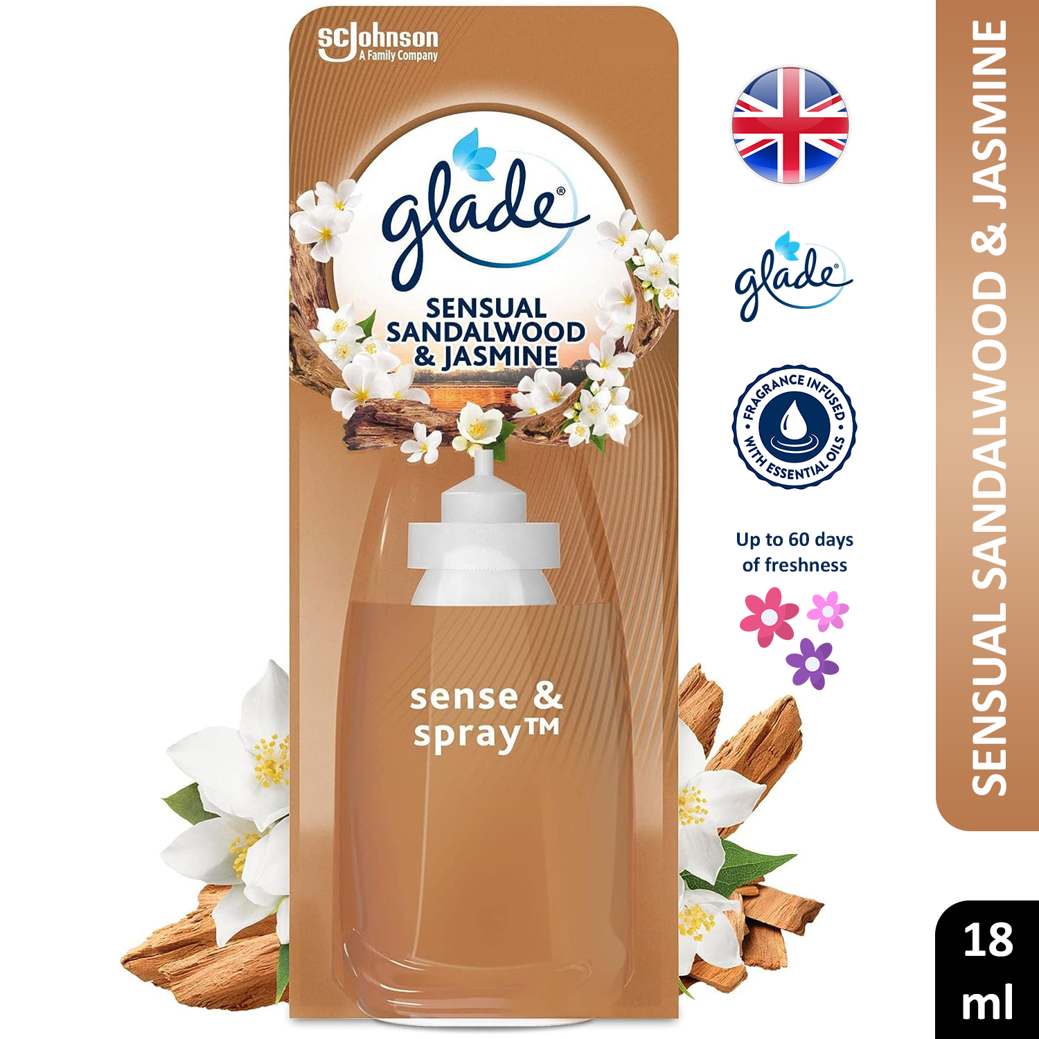 Glade Sense & Spray Refills Automatic Air Freshener Home Room Fragrance ...