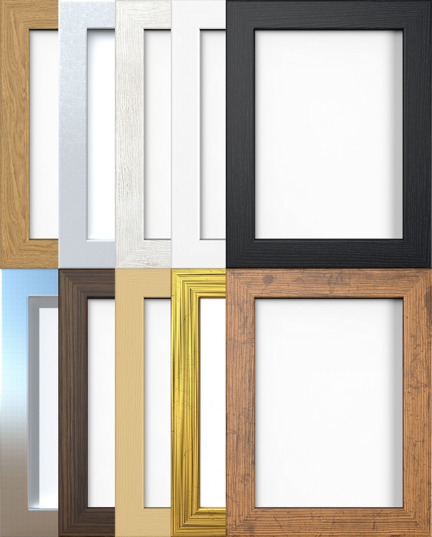 Photo Frame Picture Poster Frame Wide Profile 8 Colors Various sizes A1 ...