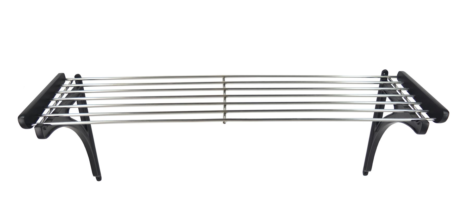 4 Foot Long Aga Inspired Stainless Steel Pot Rack and Pan Rack ...