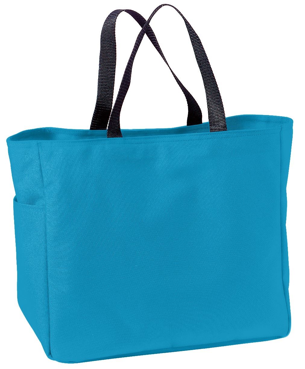 Port Authority Essential Tote Bag Exterior Side Pocket Web Handles ...
