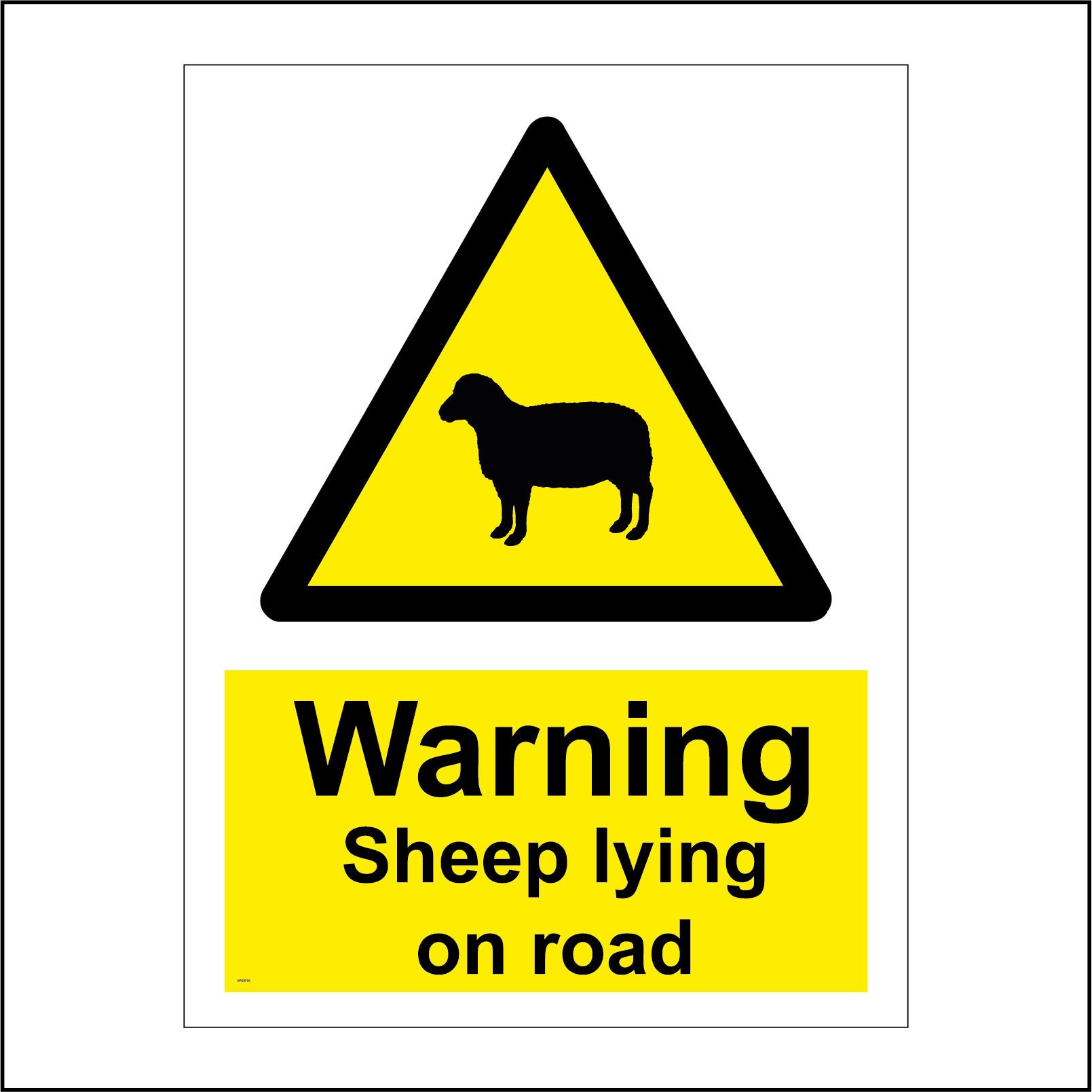 Warning Sheep Signs Entry Gates Eye Protection Footpath Farm Land ...