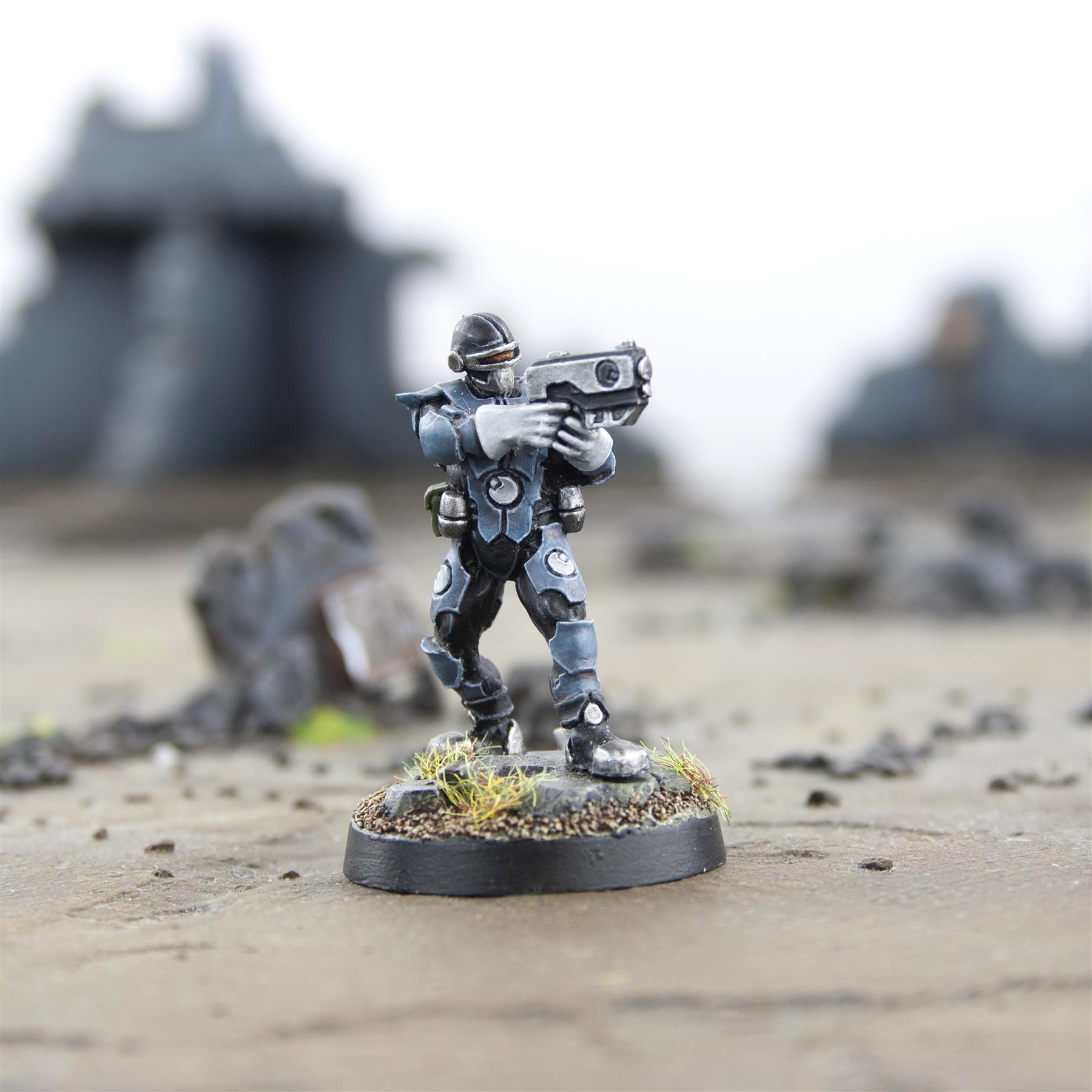 WWG Futuristic Law Enforcement Officers 28mm Sci Fi Wargame Miniature