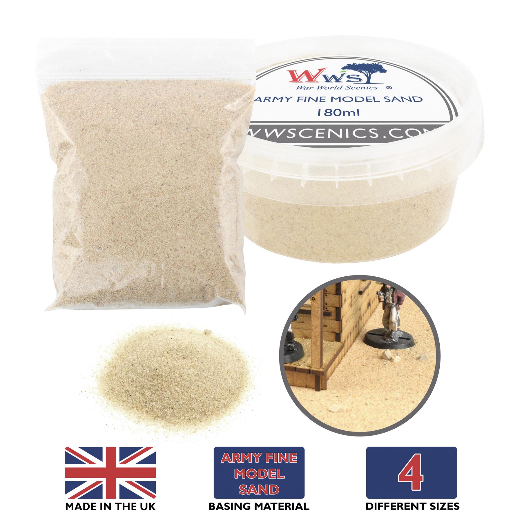 WWS Army Fine Model Sand (Choose Size) | Wargame Miniature Basing ...