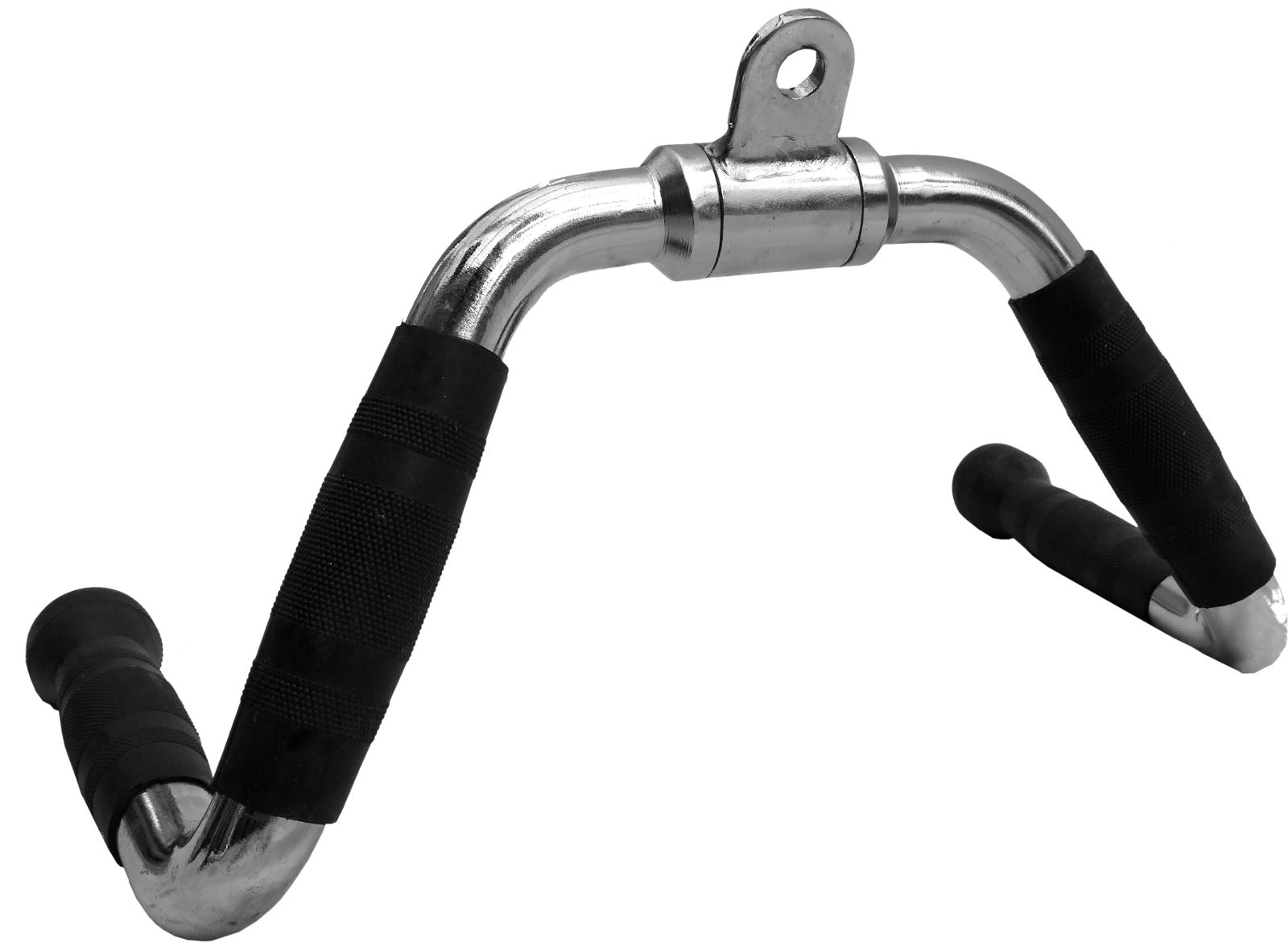 Gym Attachments Row Cable Tricep Rope Bar Twin Revolving Handle Pull ...