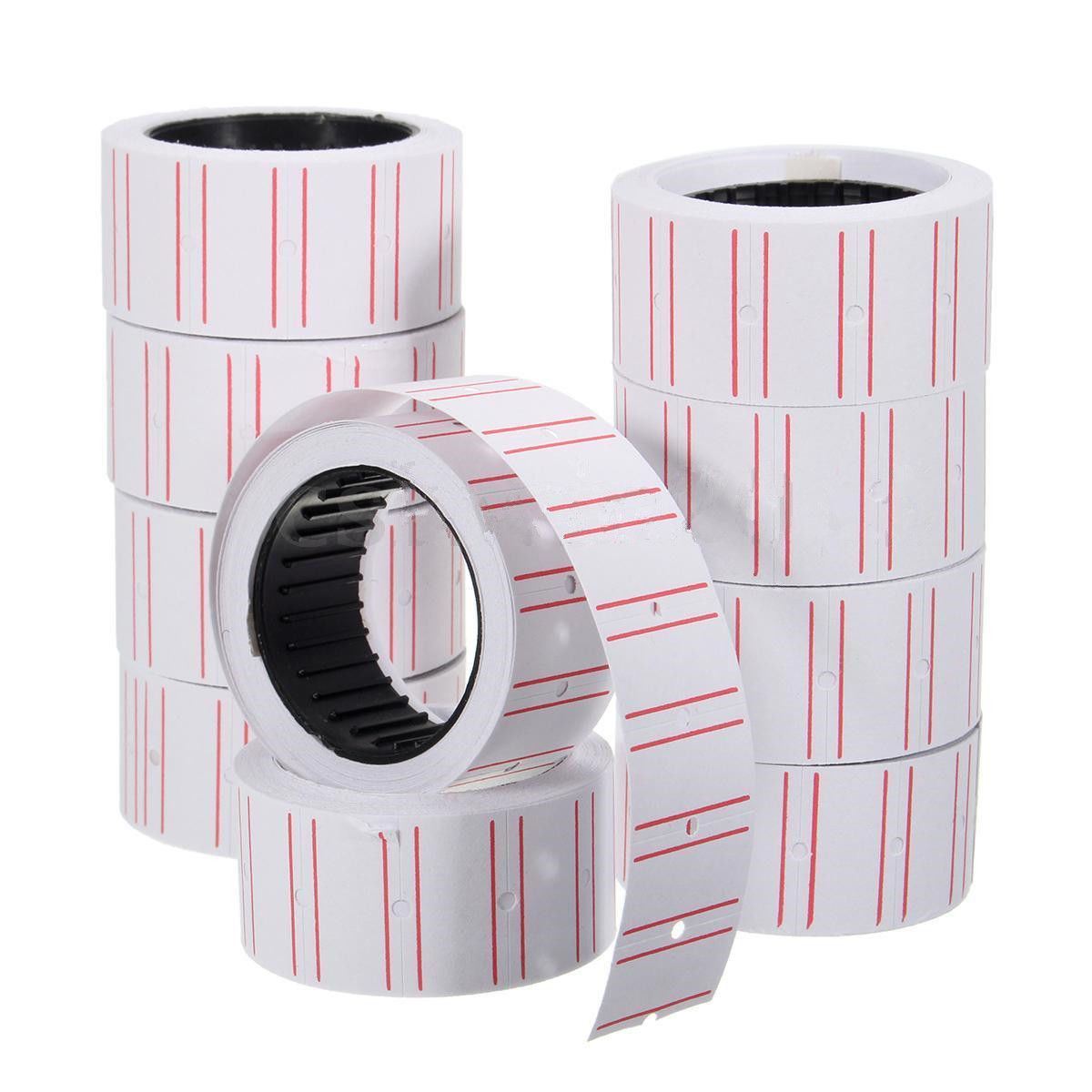 Price Gun Lables 20 Rolls Sticker 10 000 Labels 22 X 12mm Fits MoTEX Price Gun Lables 20 Rolls Sticker 10 000 Labels 22 X 12mm Fits MoTEX