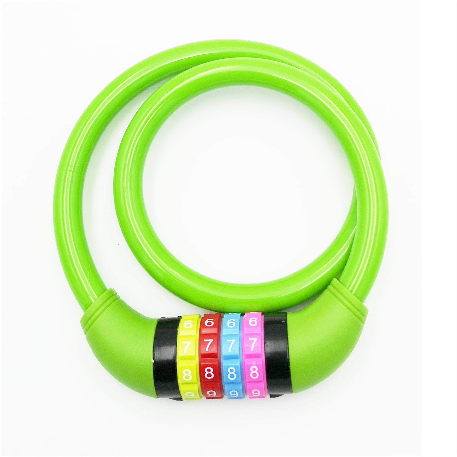 4 DIGIT MULTI COMBINATION HEAVY DUTY STEEL CABLE COVER SECURITY LOCK | eBay