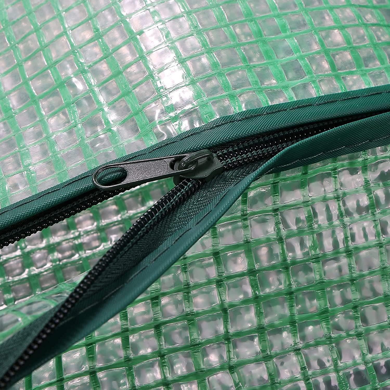 Garden Compact Walk In Greenhouse Frame Shelves Reinforced Cover Cold ...