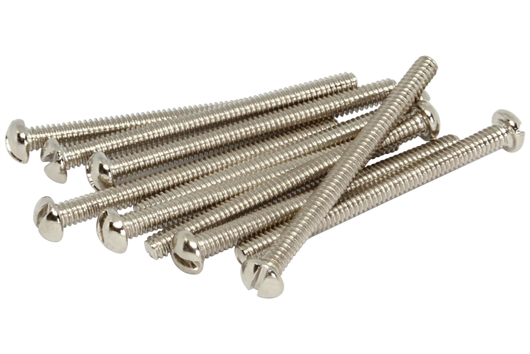 SAE 3-48 x 1 1/4" (33mm) Humbucker Pickup Mounting Screws Slotted Head ...