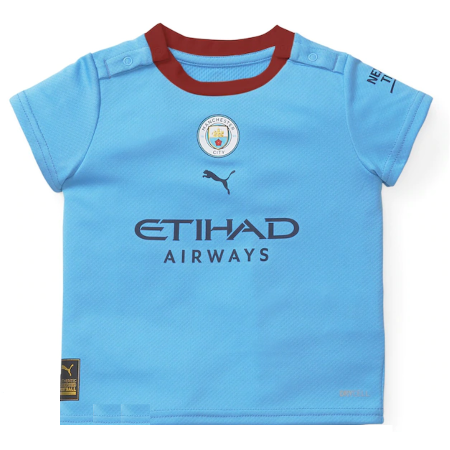 Maglietta da calcio Manchester City (taglia 3-4Y) Puma top casa bambino - granale - nuova