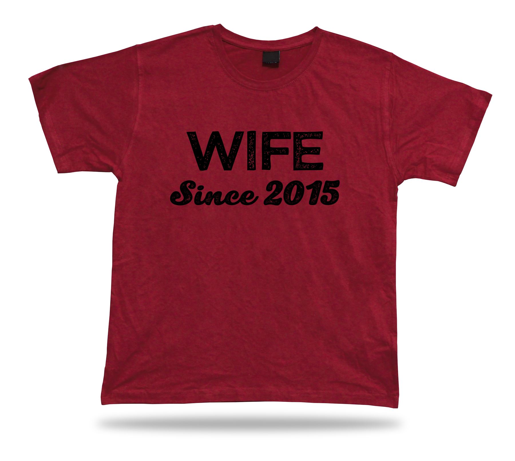 Wife SINCE 2015 Awesome No1 best Ever Tshirt super Gift Idea birhday ...