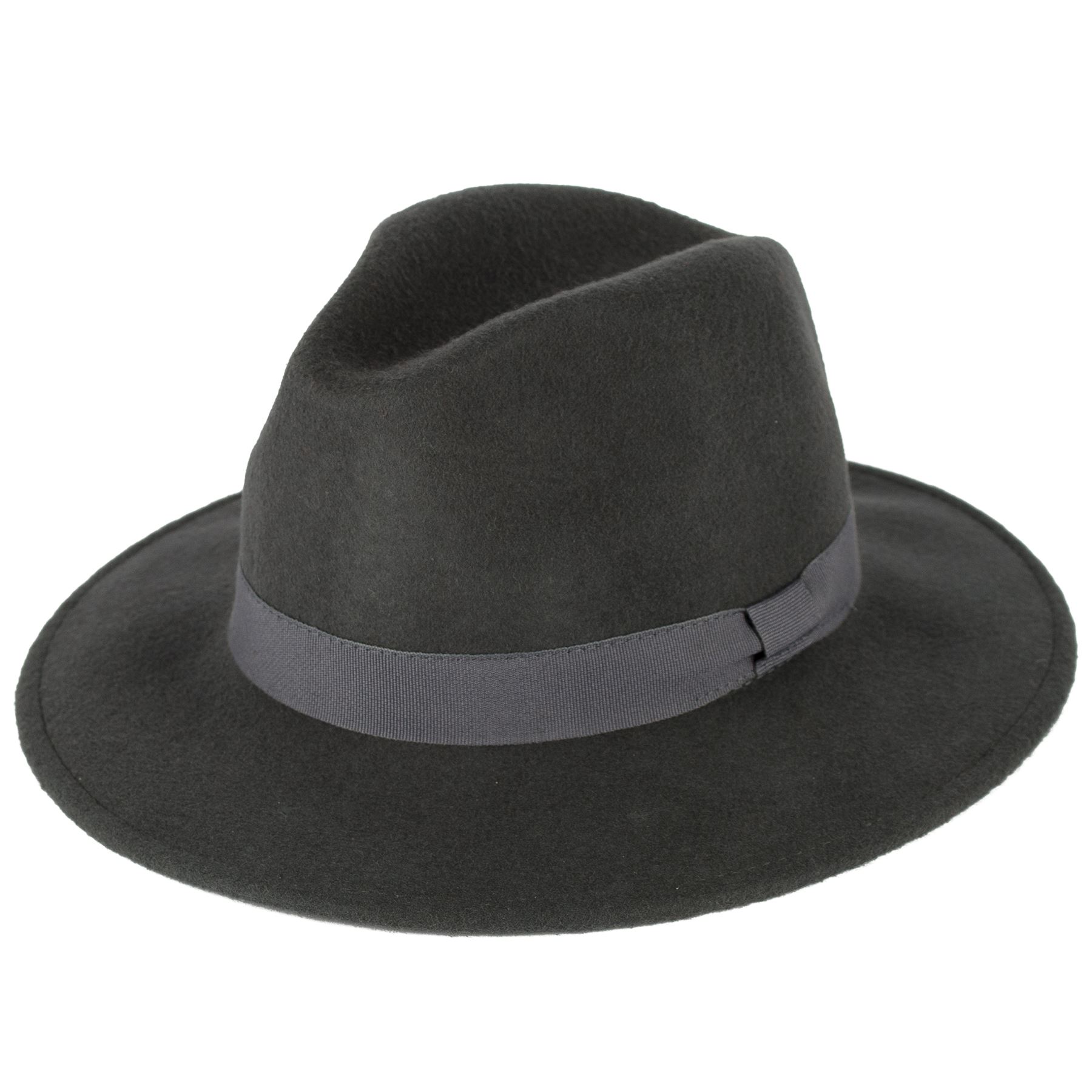 100% Wool Fedora Hat with Grosgrain Band Handmade in Italy | eBay