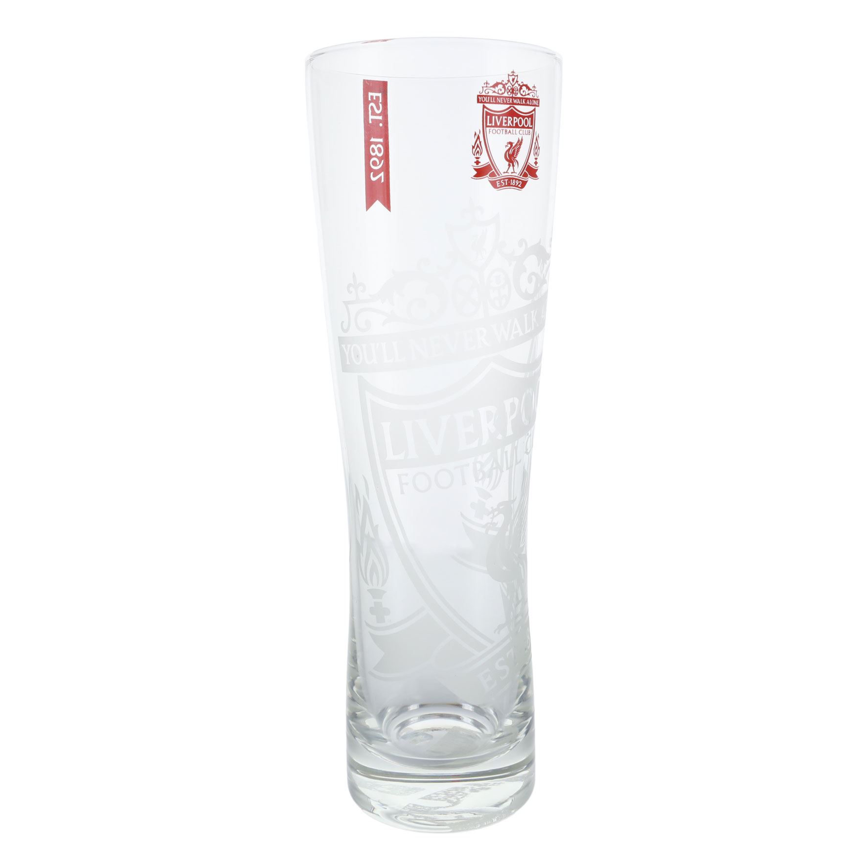 Liverpool Fc Pilsner Pint Glass Lfc Official Ebay