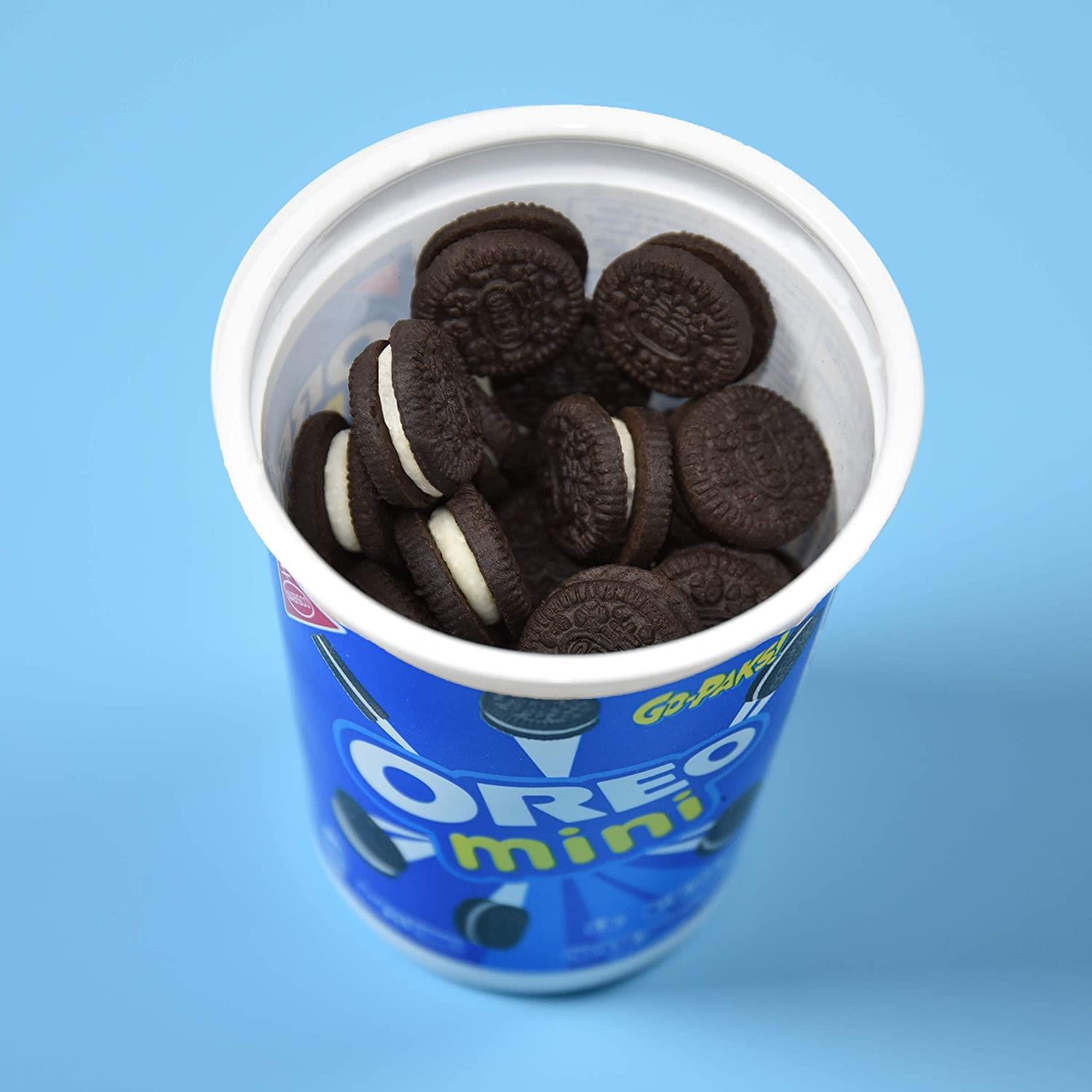 3 x Cups Mini Oreo Original Sandwich Cookies Vanilla Filling Kosher 67g ...