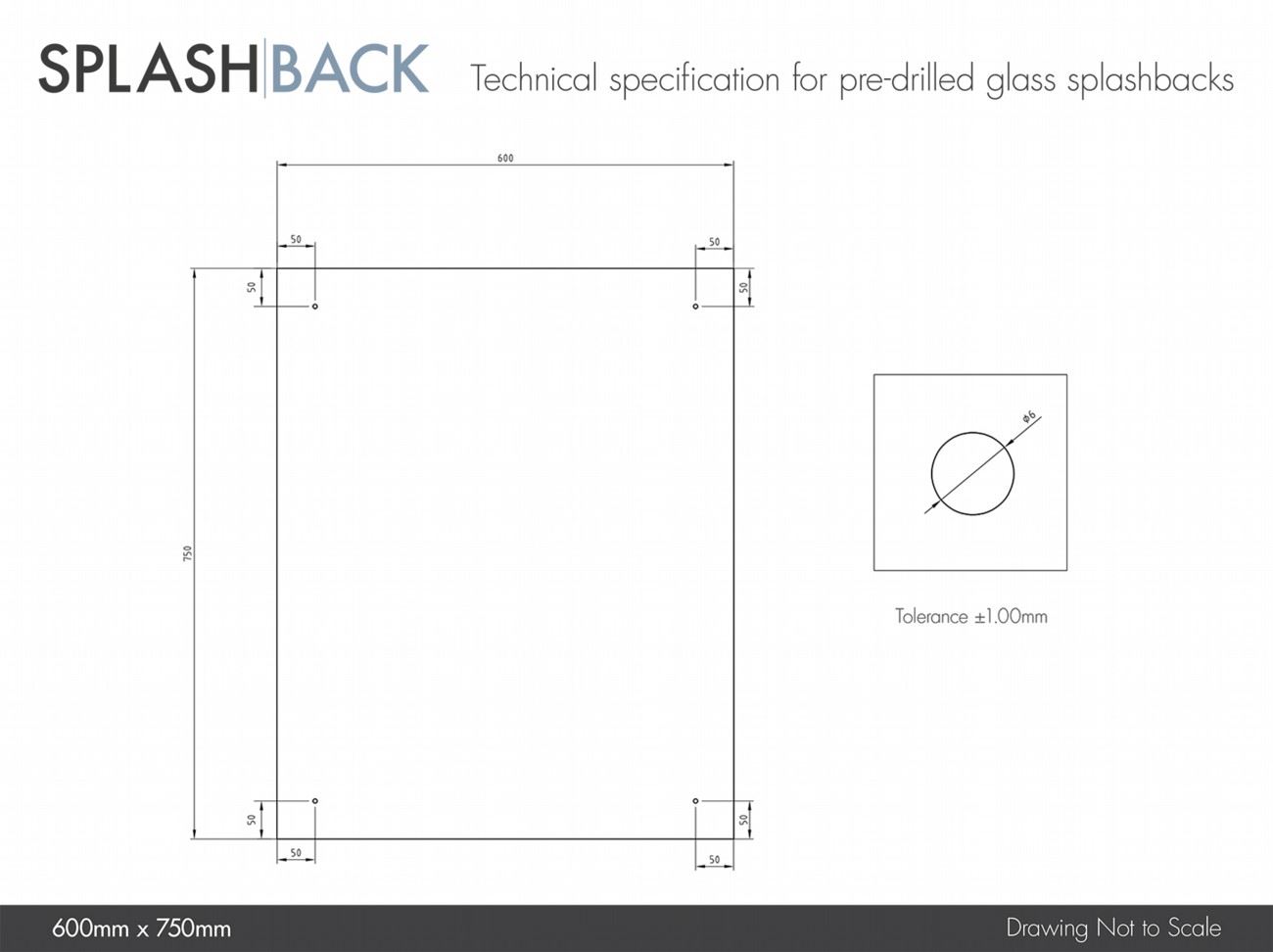 Clear Glass Kitchen Splashback Toughened Heat Resistant Back Panel w ...