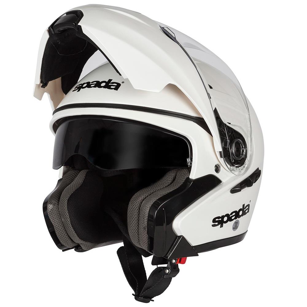 Spada Reveal Flip Up Motorcycle Crash Helmet Modular Motorbike Lid ...