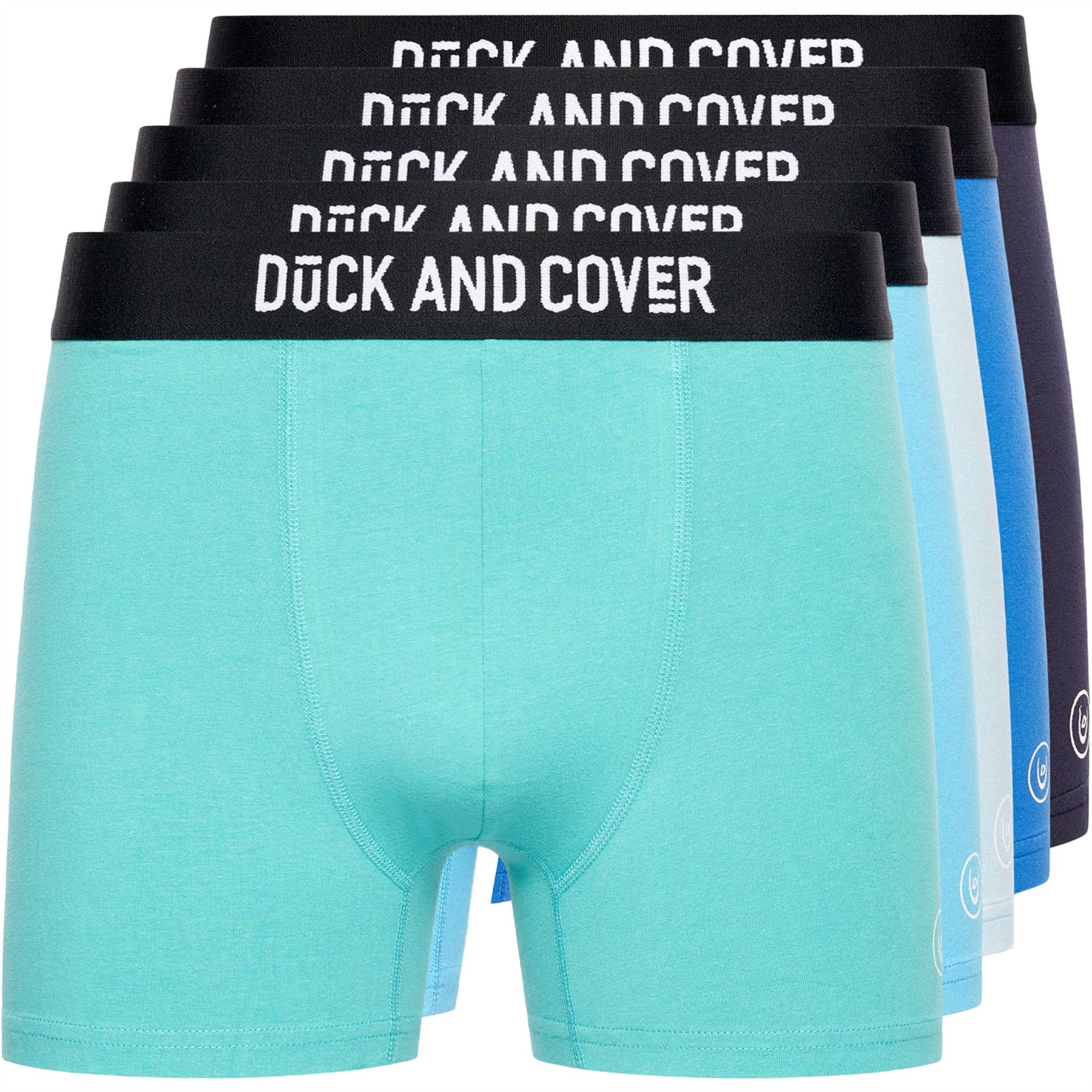 Mens 5 Pack DUCK AND COVER Boxer Shorts Underwear Trunk Multipack ...