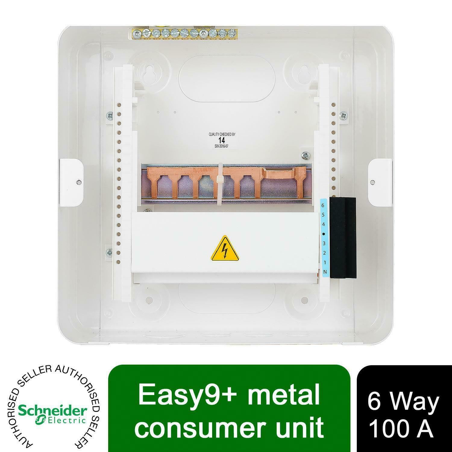 SCHNEIDER ELECTRIC EASY9 Consumer Units 2-20 Way, Surface Mount ...