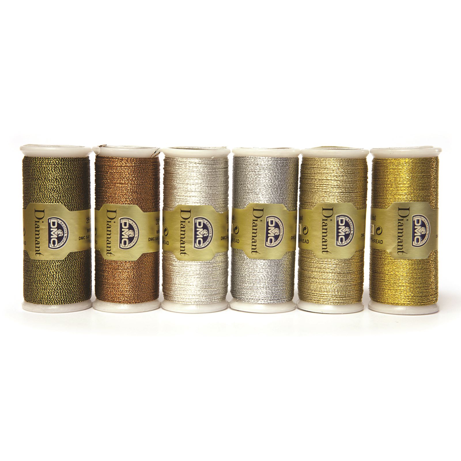 DMC Diamant Metallic Embroidery Thread 35m Spool Cross Stitch | eBay