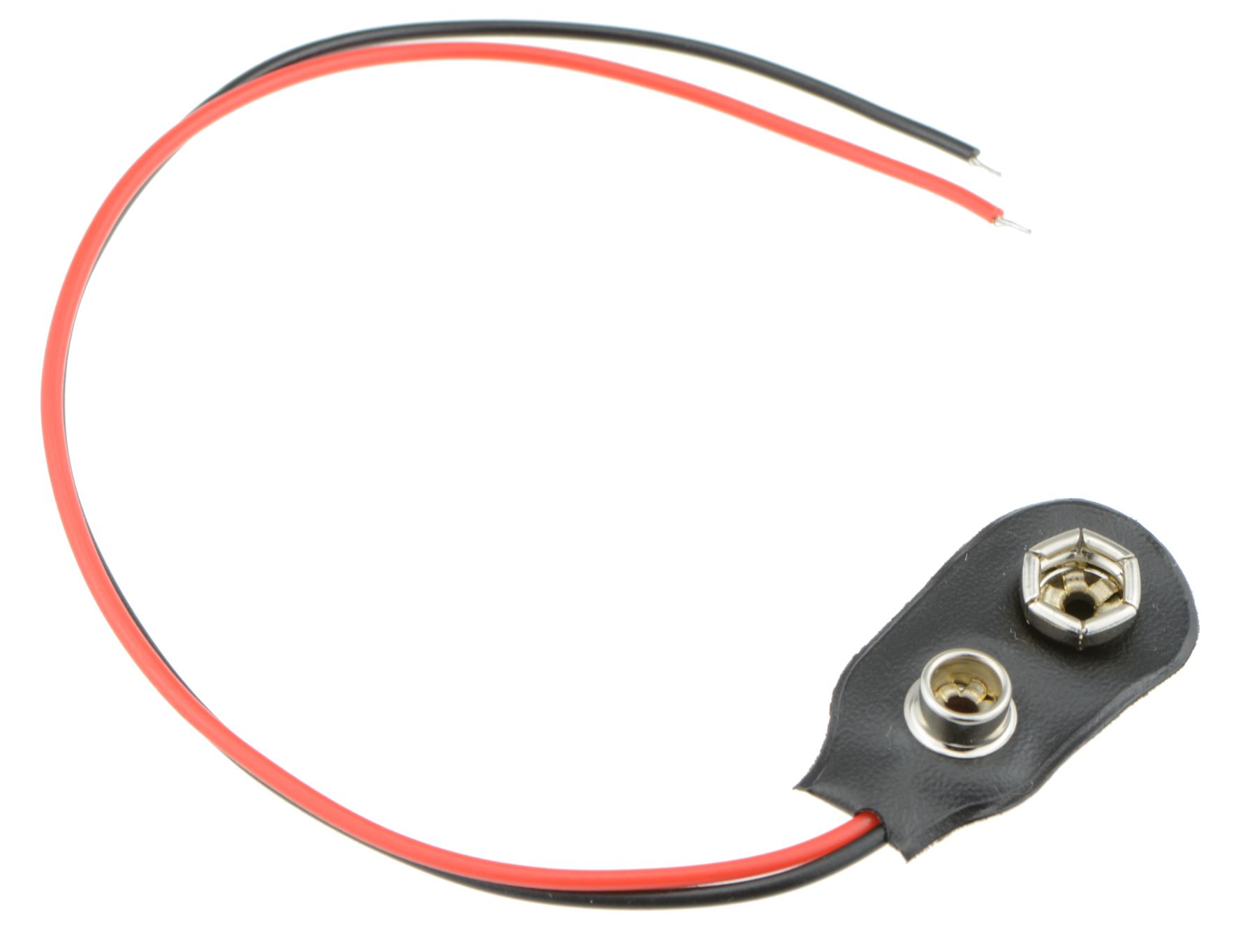 PP3 9V Battery Vinyl Connector Clip Tinned Wire Leads 150mm | eBay