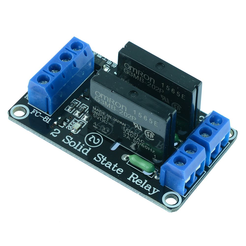 5V 2 Channel Solid State Relay Board SSR Raspberry Pi Arduino PIC | eBay
