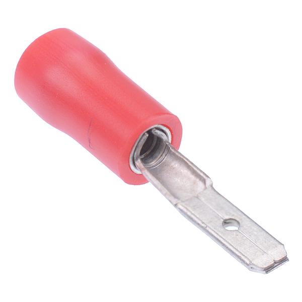Male Female Tab Insulated Double Crimp Connector Terminals Red Blue ...