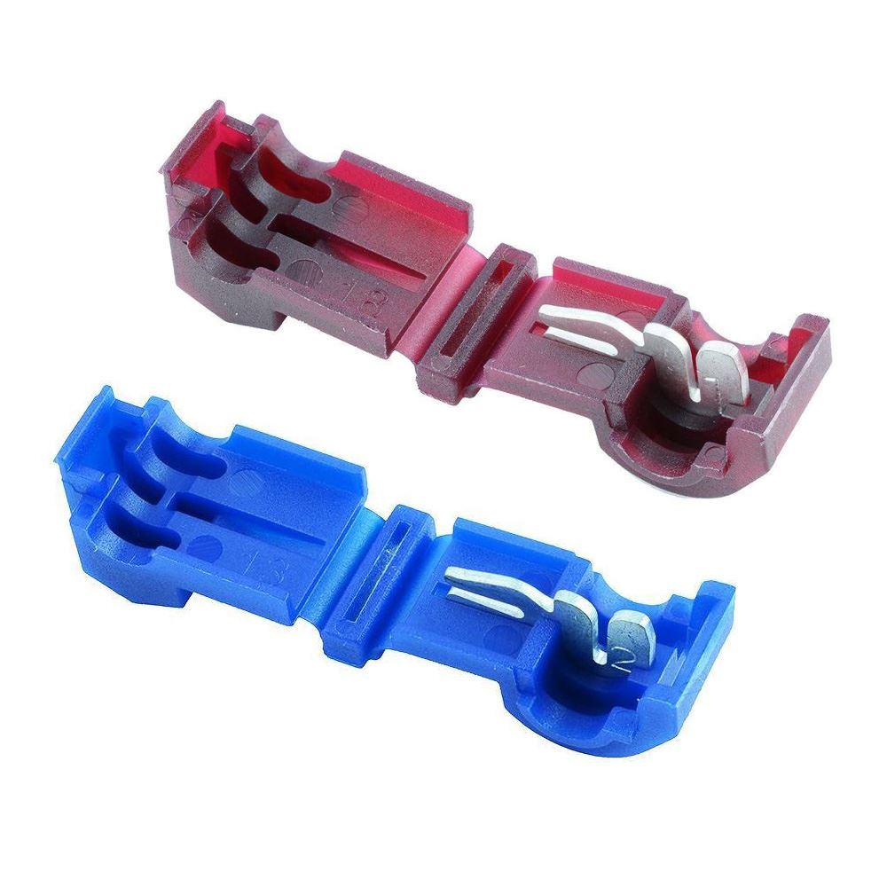 Red Blue T Tap Wire Splice Terminal Connectors | eBay