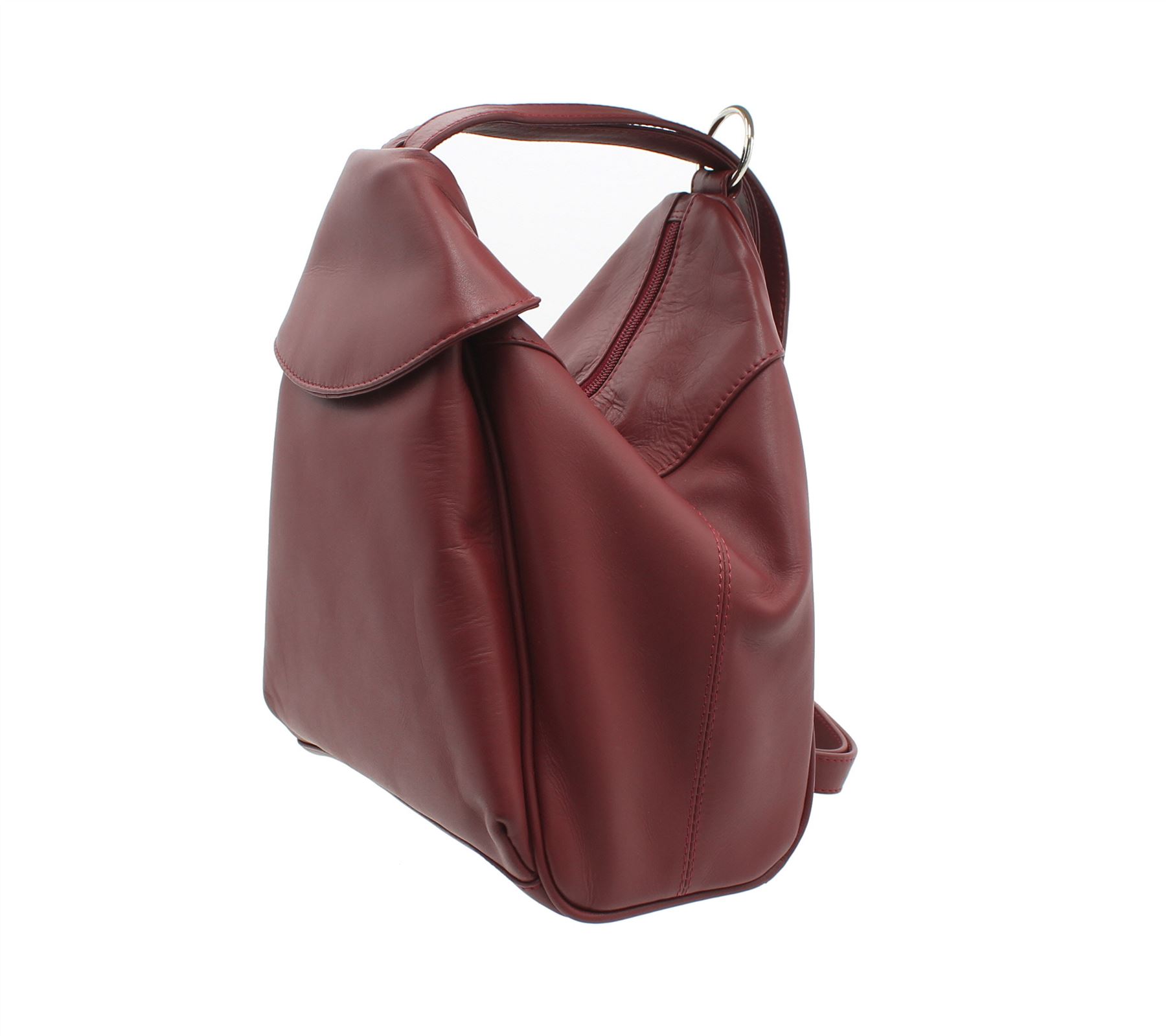 Visconti Leather Backpack Style 01721 Chocolate | eBay UK