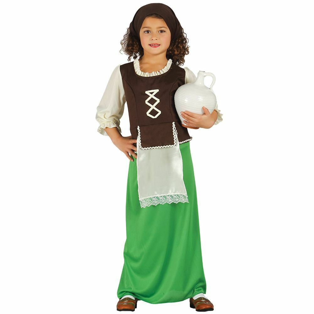 Child Innkeeper's Wife Nativity Christmas Play Fancy Dress Costume 5-6 Years for sale online | eBay