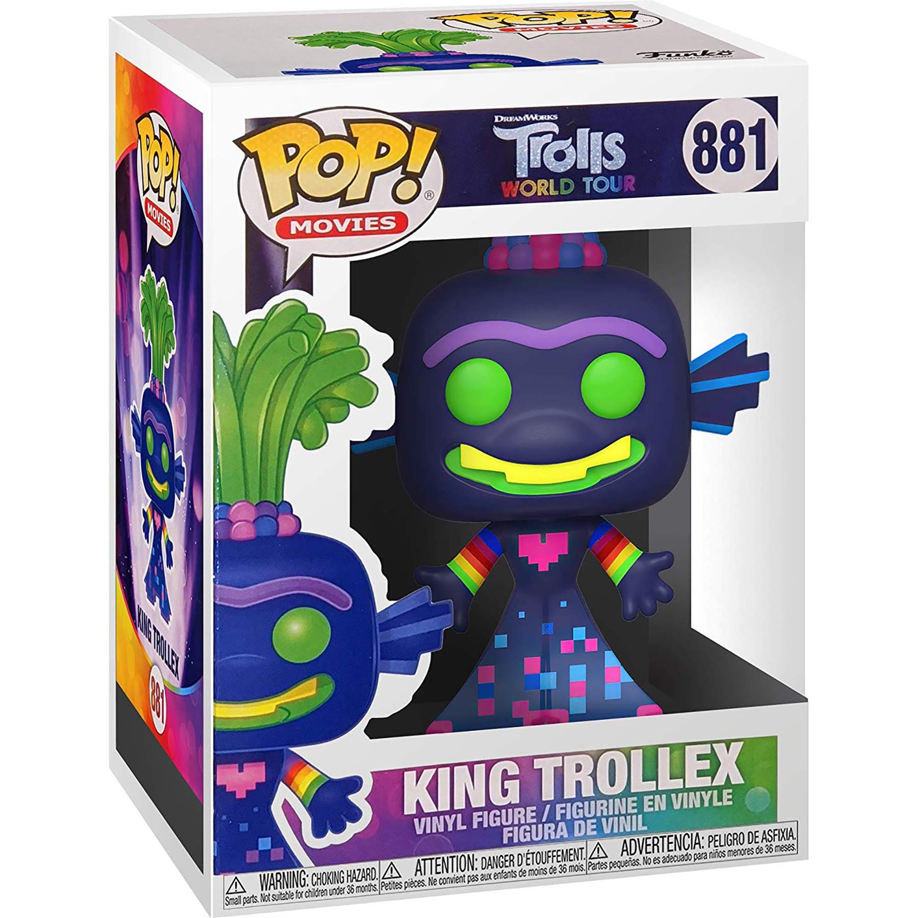 Funko Pop Vinyl Trolls World Tour King Trollex Collectable Figure 881 889698470032 Ebay