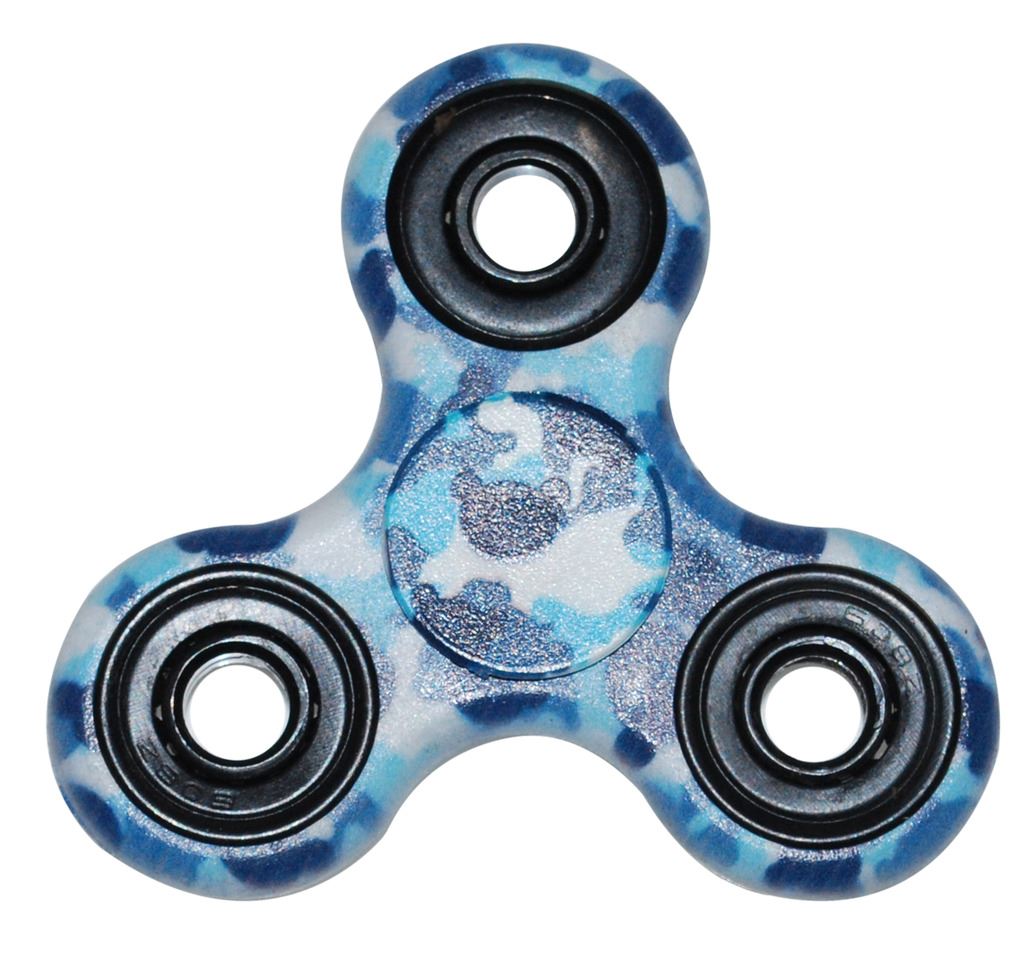 Fidget Finger Hand Spinner Focus Stress Toy LED Rainbow Glow in the ...