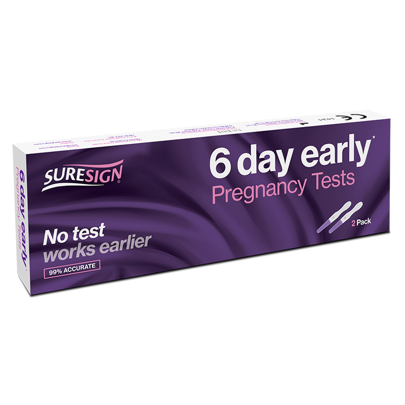 2 X Suresign Midstream Pregnancy Test Sticks Pack 3 Minute Results 4 ...