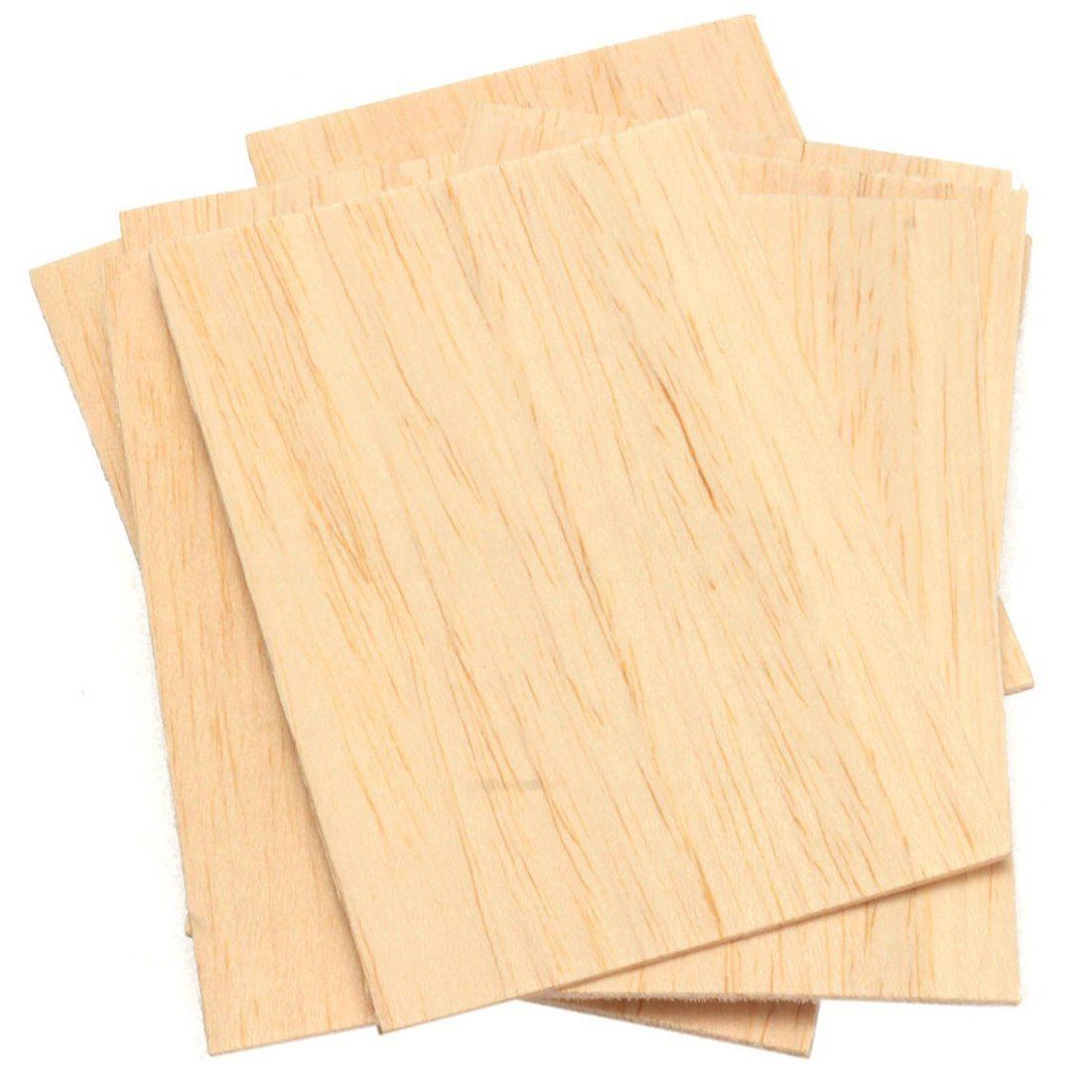 5Pcs 3mm A4 Balsa Wood Sheets 210x297x3mm For House Ship Craft Model ...