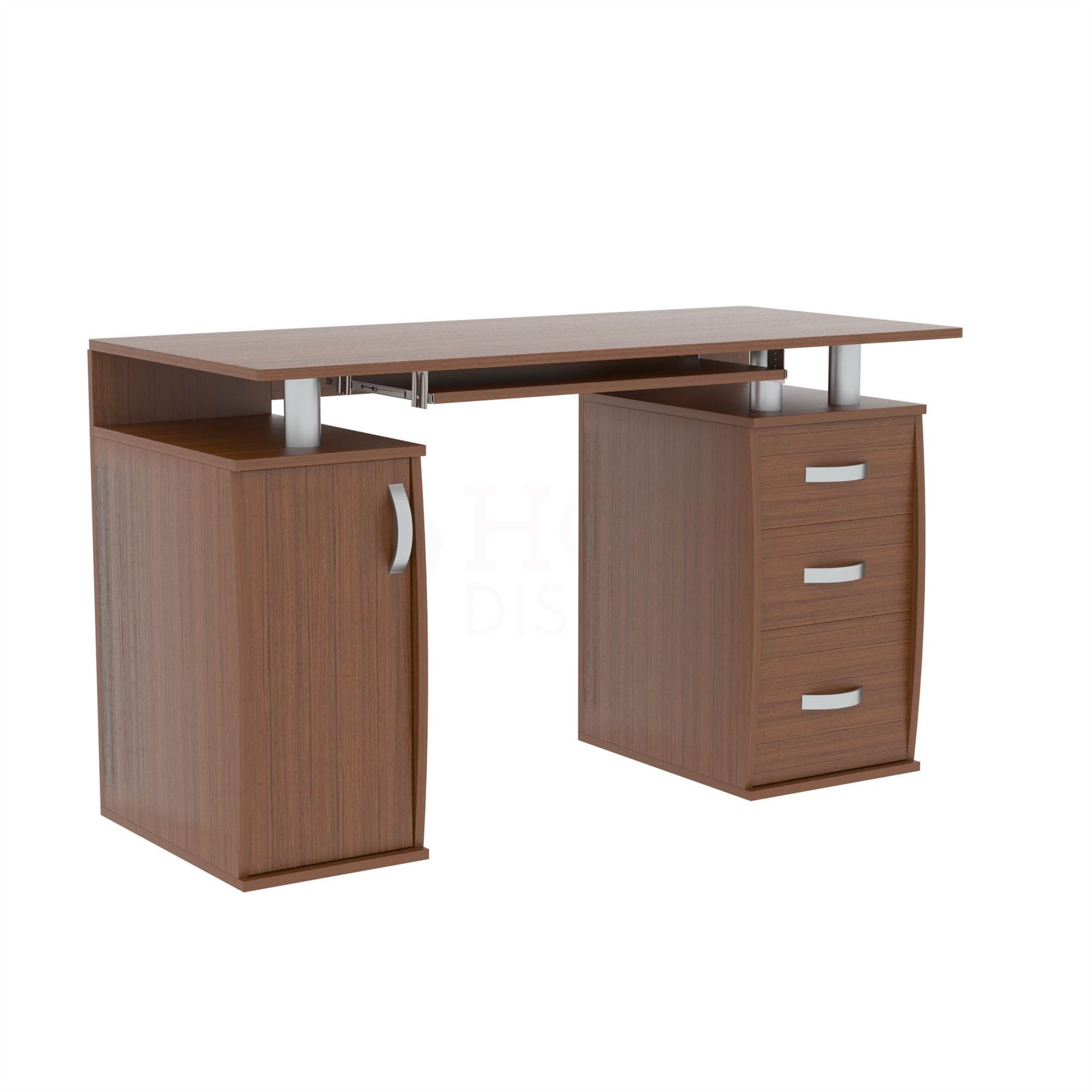 Business, Office & Industrial Otley Computer Desk 3 Drawer Laptop PC ...