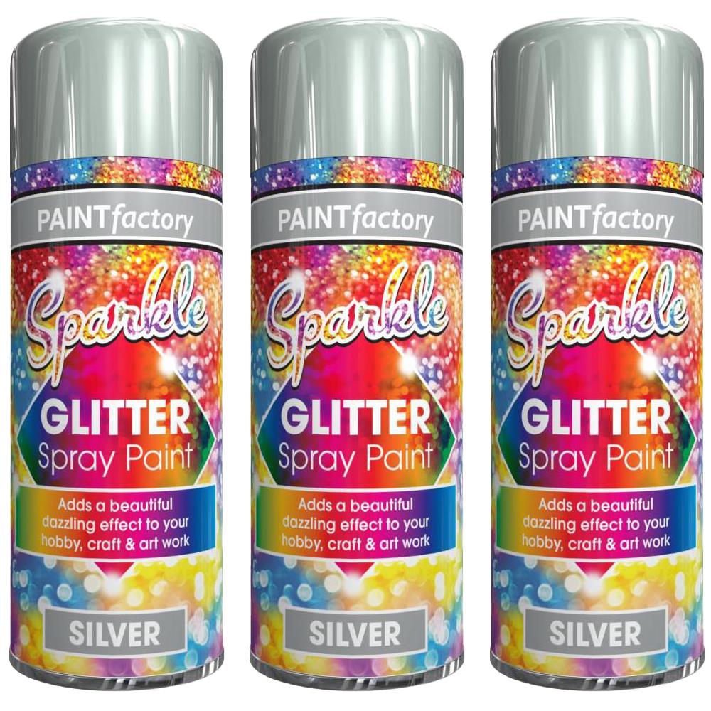 Glitter Effect Spray Paint Colour Decorative Creative Art Crafts ...