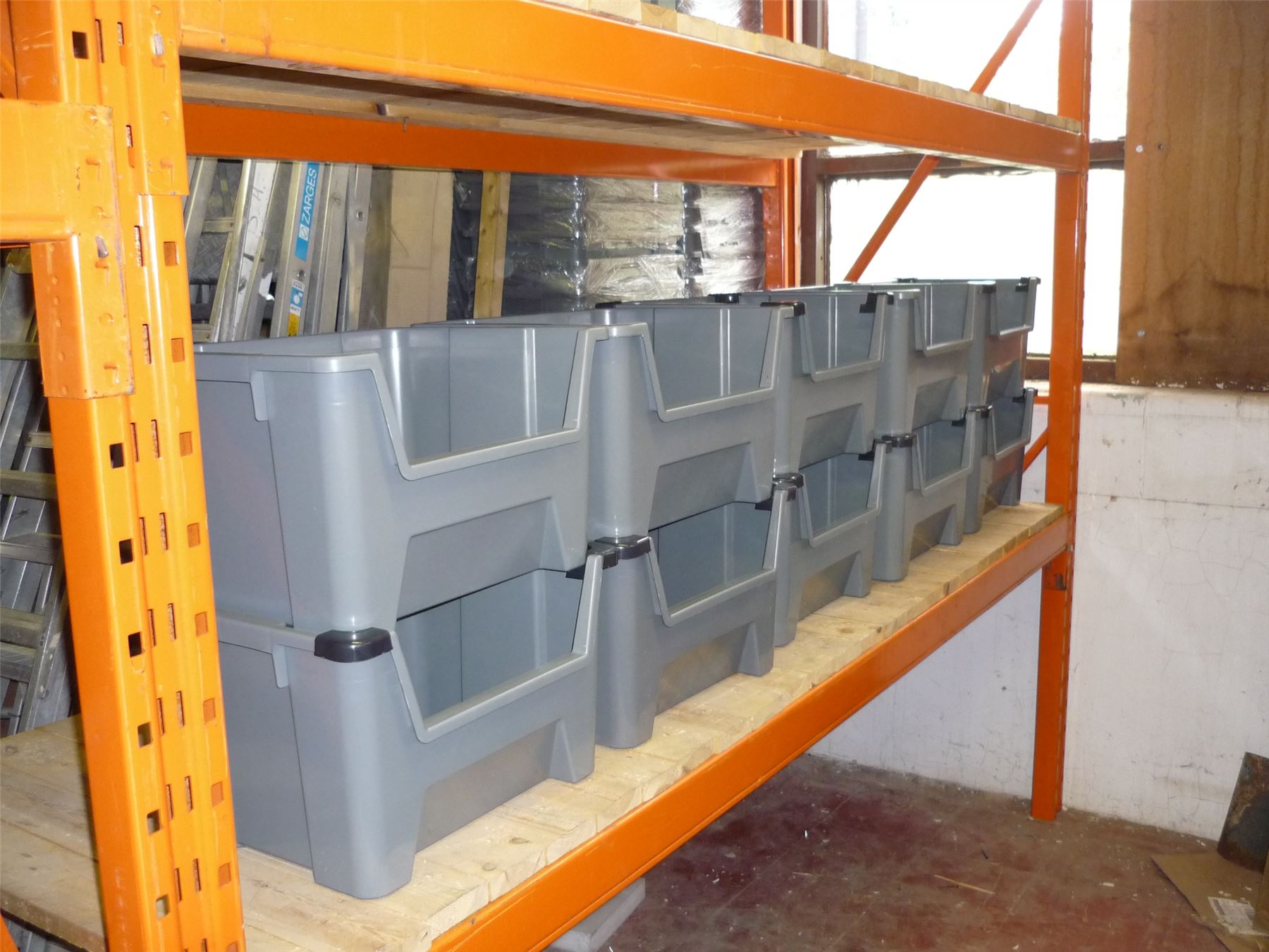 Extra Large Plastic Storage Bins Boxes Stackable Space Bin Container