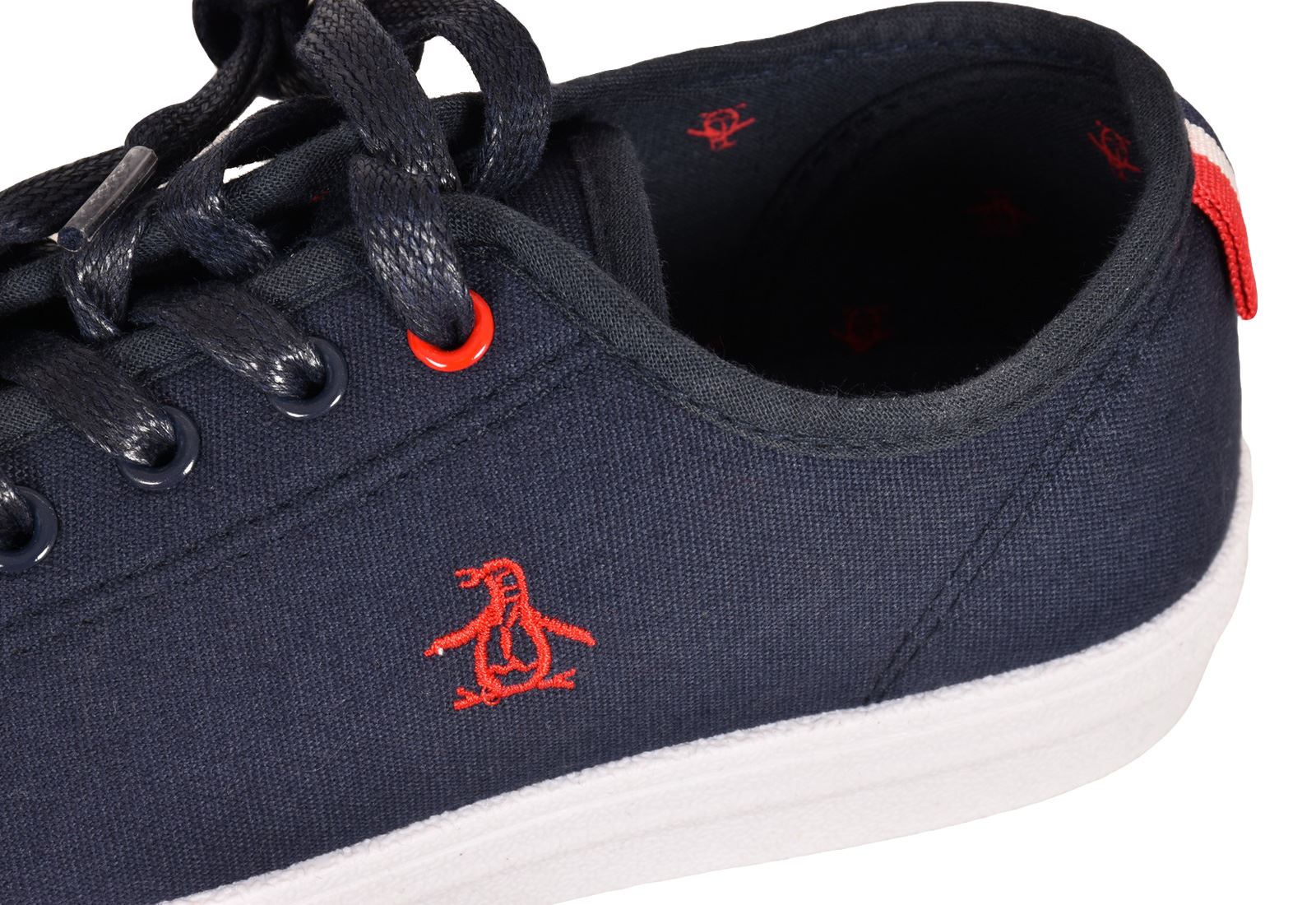 Kids Penguin Plimsolls Trainers Flat Youth Pumps Canvas PE Shoes UK ...